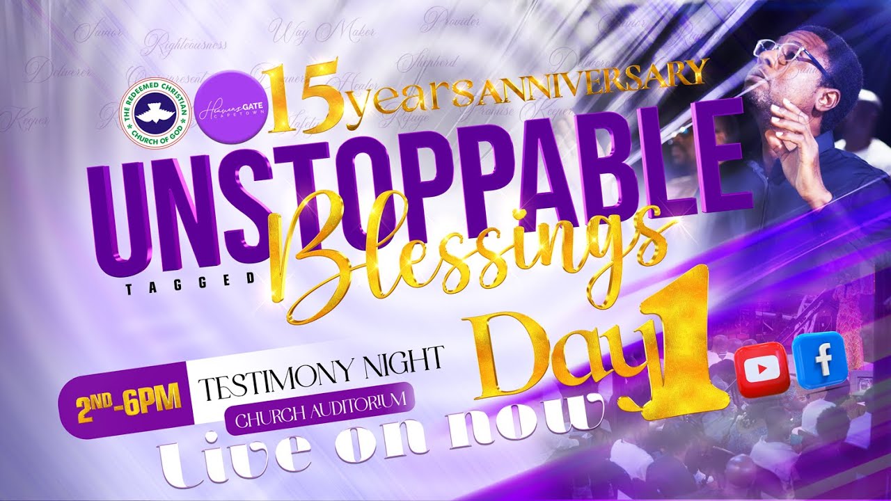 TESTIMONY NIGHT | UNSTOPPABLE BLESSINGS | DAY 1 ...