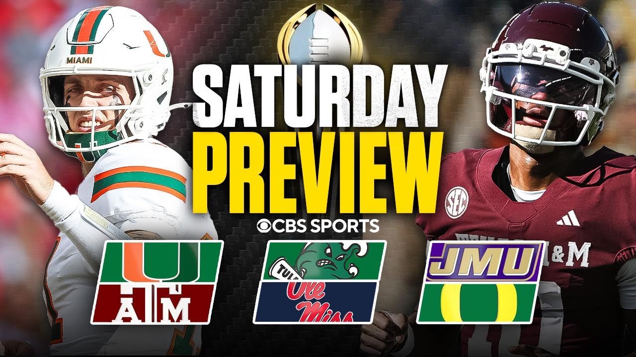 CFP First Round Preview: Predictions & Picks to Win for EACH Saturday ...