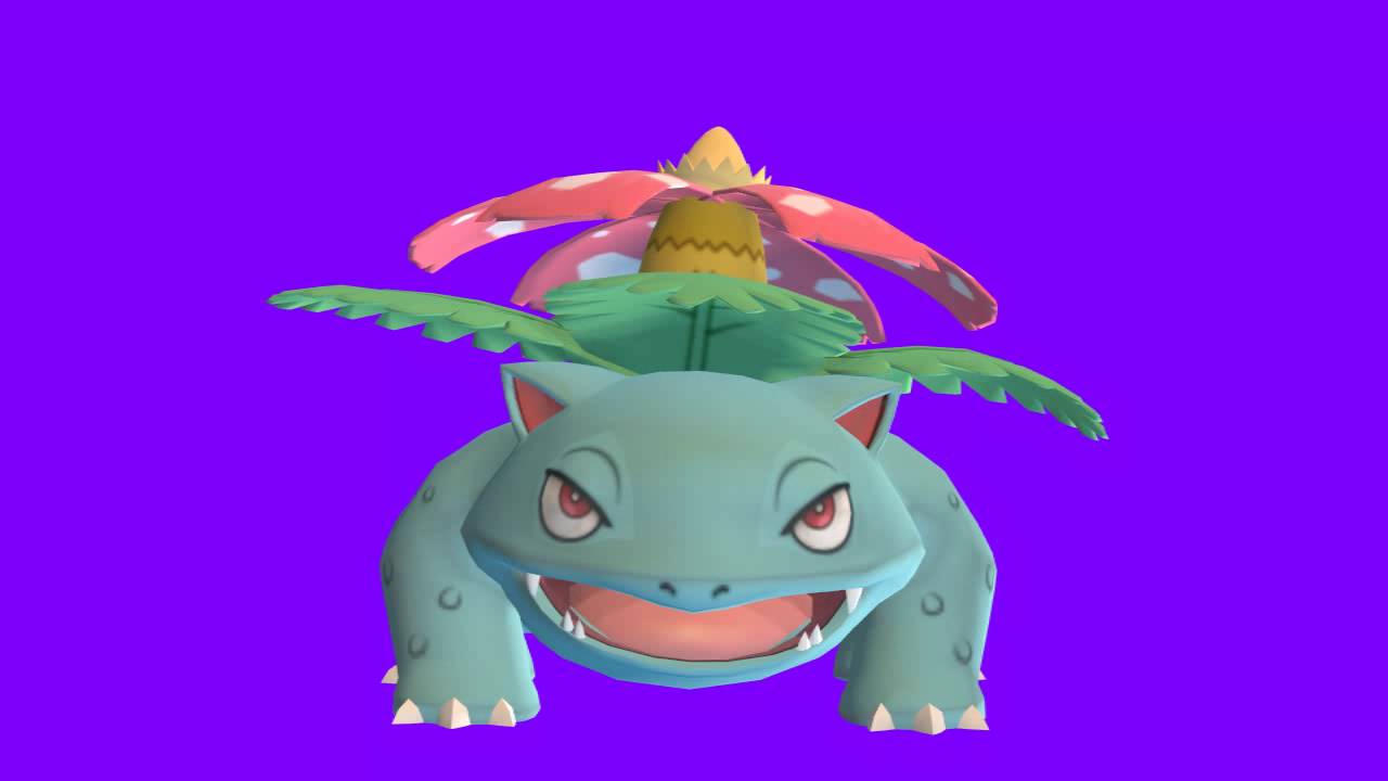 Venusaur animated front chroma - YouTube