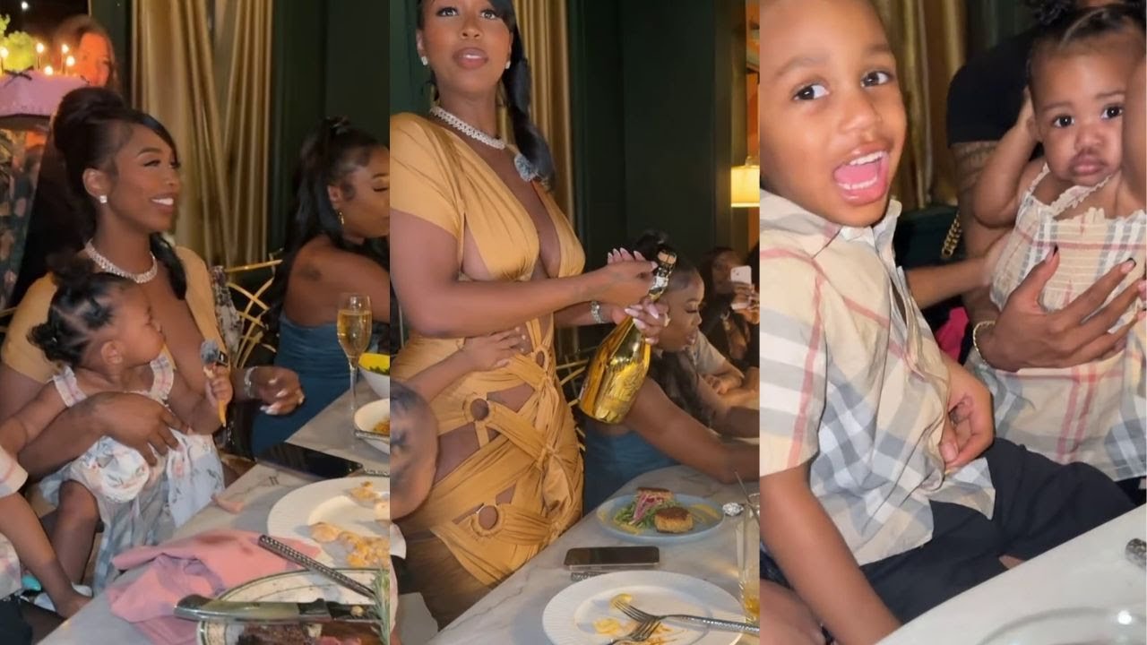 Kash Doll’s Birthday Dinner! Adorable Family Moments With Tracy T & Their Kids! 🥹💖 - YouTube