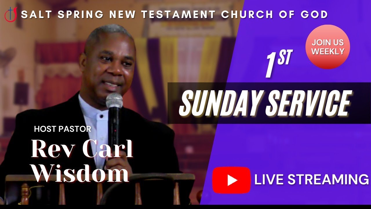 SUNDAY DIVINE WORSHIP SERVICE - Host Pastor Carl Wisdom - God Will Show ...