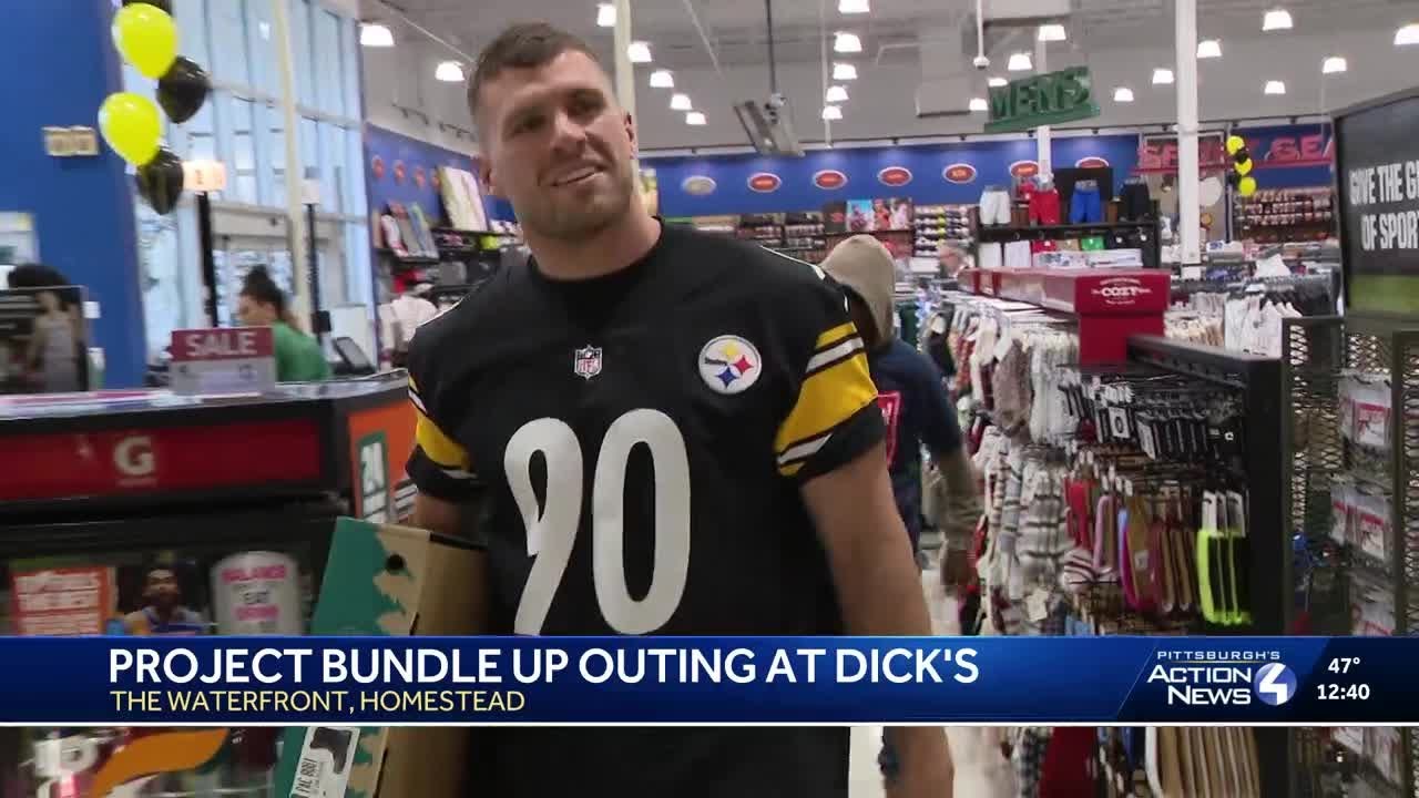 Project Bundle-Up: Steelers help kids shop for winter gear at Dick's ...