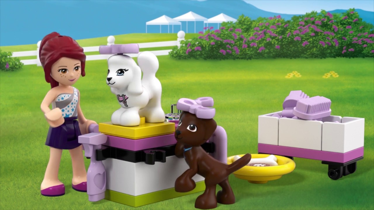LEGO Friends Puppy championship Welpen Meisterschaft 41300 - YouTube