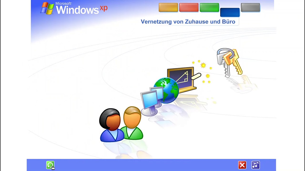 Windows XP German/Deutsch tour glitch - YouTube