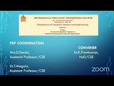 Day - 1 | Introduction to AI | FDP on Machine Learning and Its Real ...
