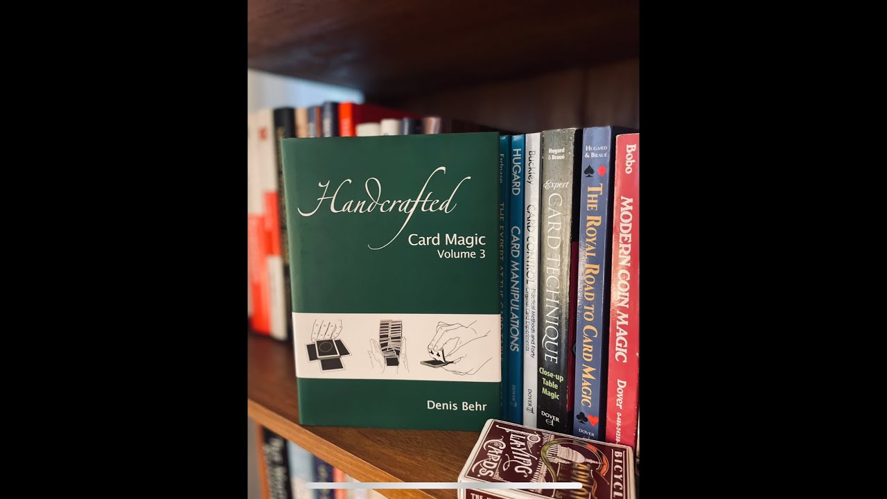 🚨BOOK DISCUSSION🚨//Handcrafted Card Magic Vol.3 by Denis Behr - YouTube