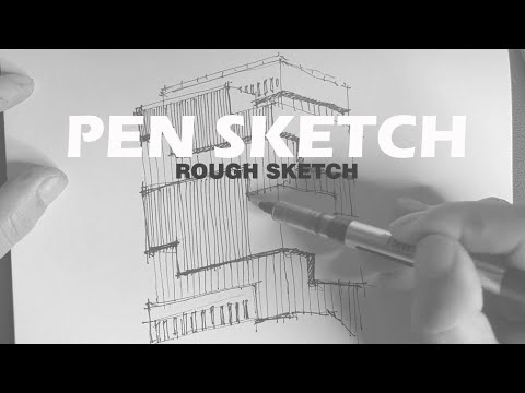 PEN SKETCH-05(Rough Sketch) 펜스케치 #drawing #sketch - YouTube