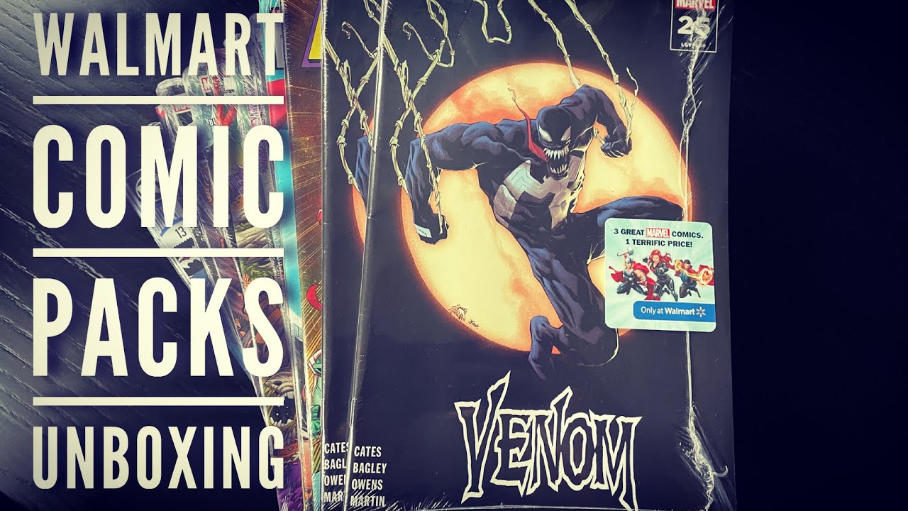 Unboxing 17 Walmart Comic Book Value Packs - What key books are inside ...