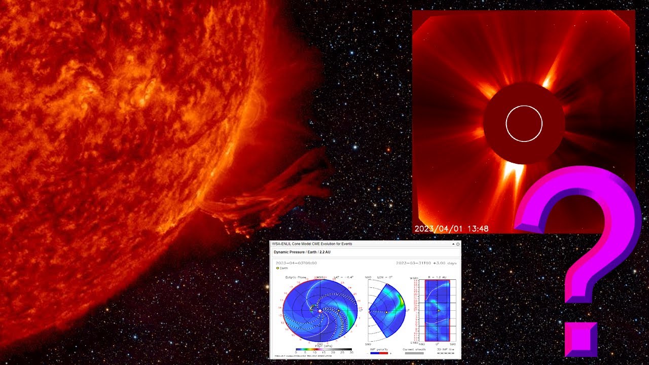 Earth Directed CME, not an April Fools Day Joke But Fun Nonetheless ...