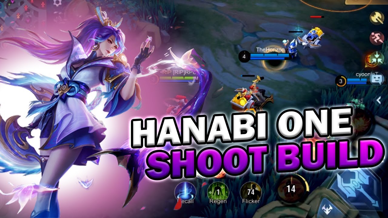 THANK YOU MOONTON FOR NEW HANABI ONE SHOT BUILD | hanabi emblem set and ...