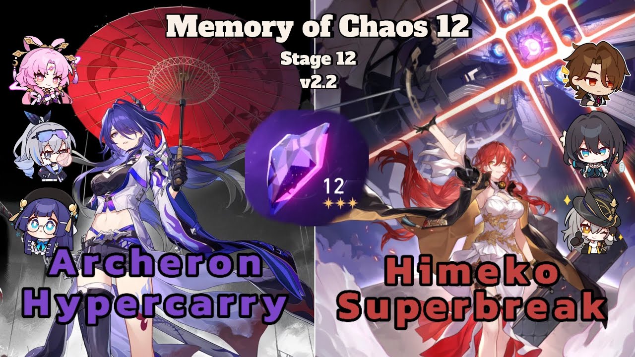 NEW MOC 12 V2.2 | Archeron E0S0 Hypercarry & Himeko E0S1 Superbreak ...