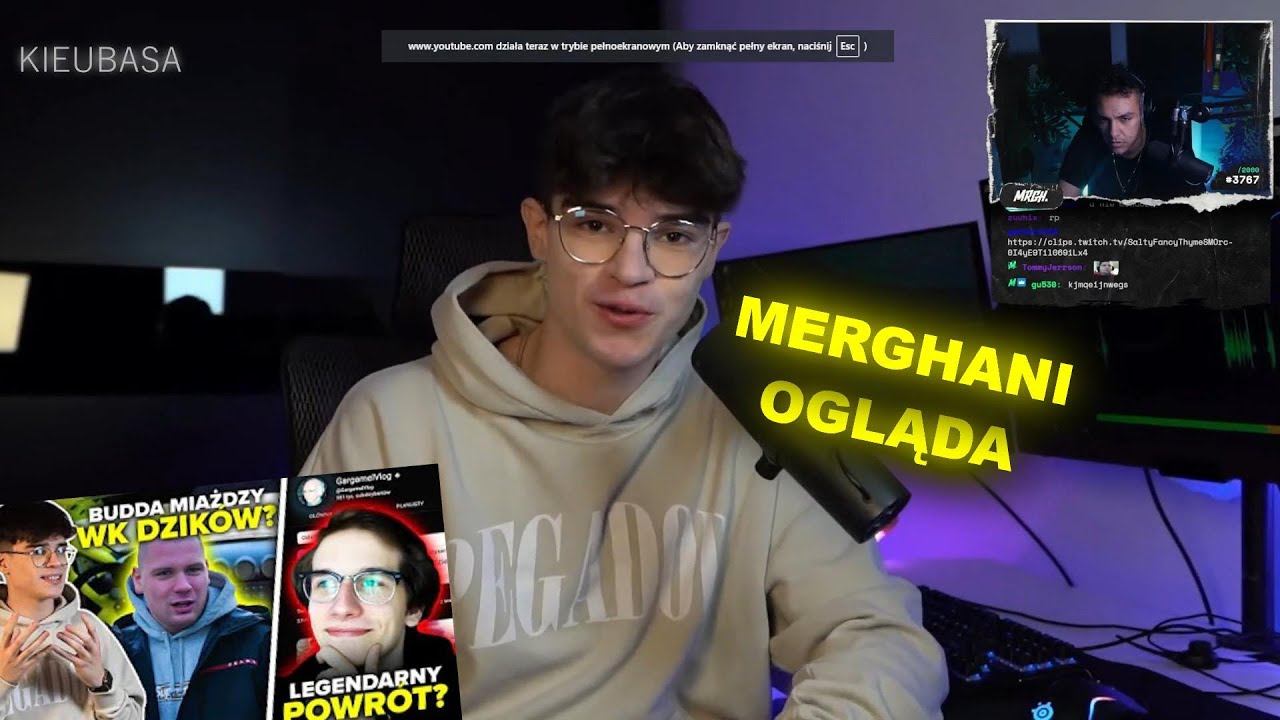 MERGHANI OGLĄDA KONOPSKYY "GARGAMEL ZAPOWIEDZIAŁ POWRÓT! (BUDDA I WK ...