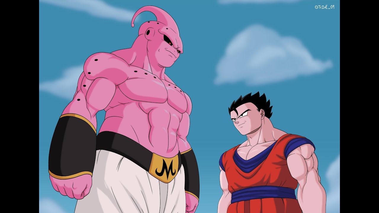 Speed Art - Gohan Super Buu Stare down - YouTube