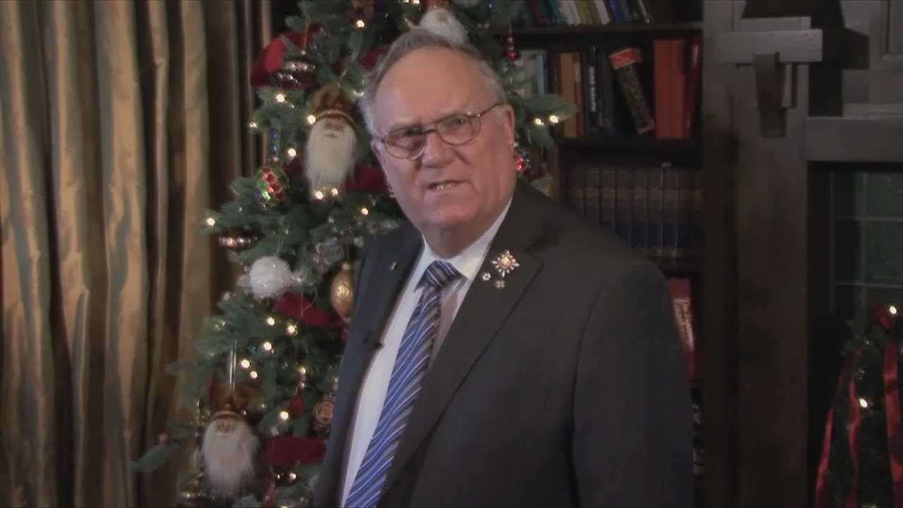 Holiday Greetings from Lieutenant Governor Donald Ethell - YouTube