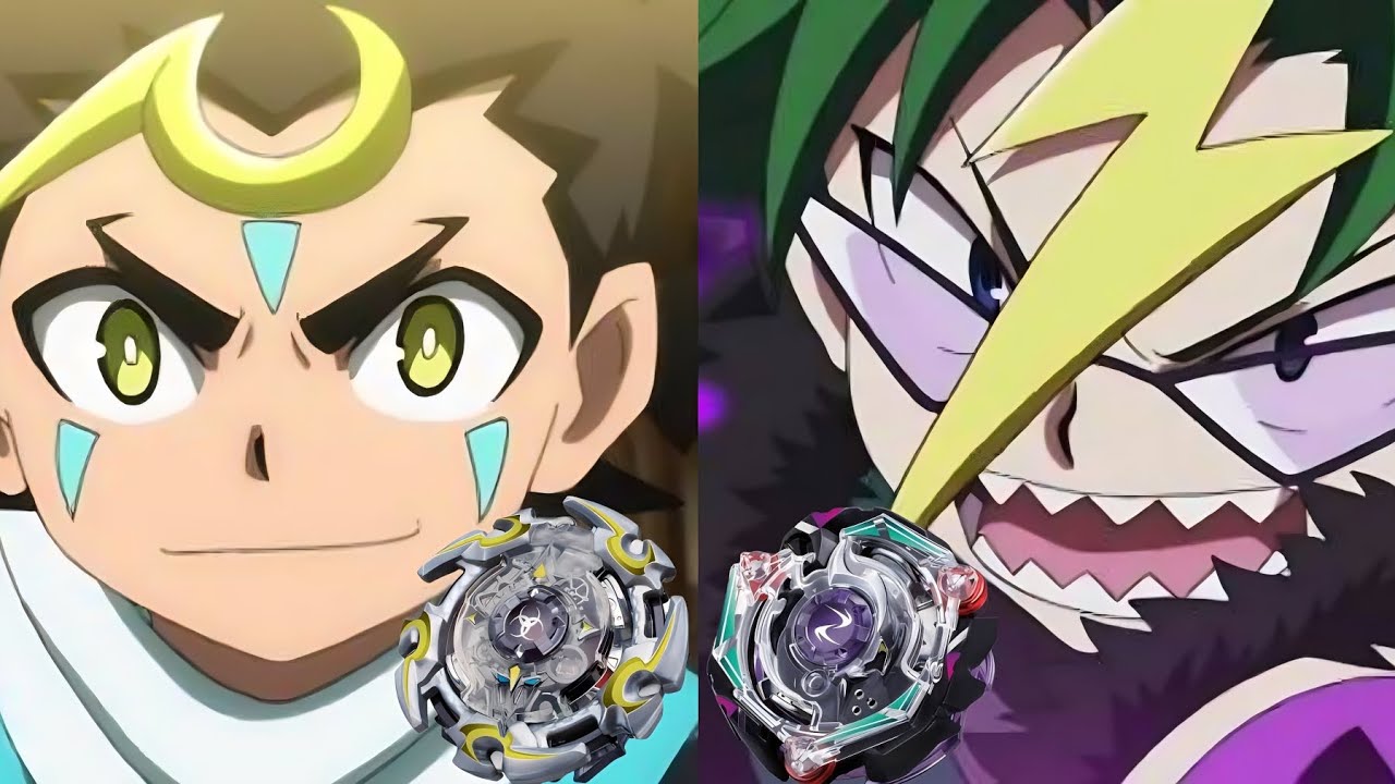 Alter Chronos vs Kreis Satan - Beyblade Burst God - YouTube