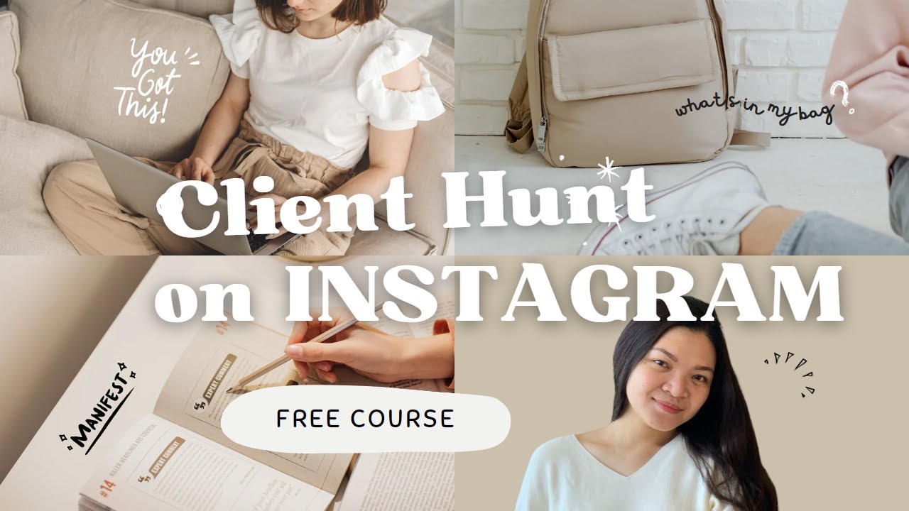 Freelancer's Beginner Course Pt 28: Hunting Clients on Instagram - YouTube