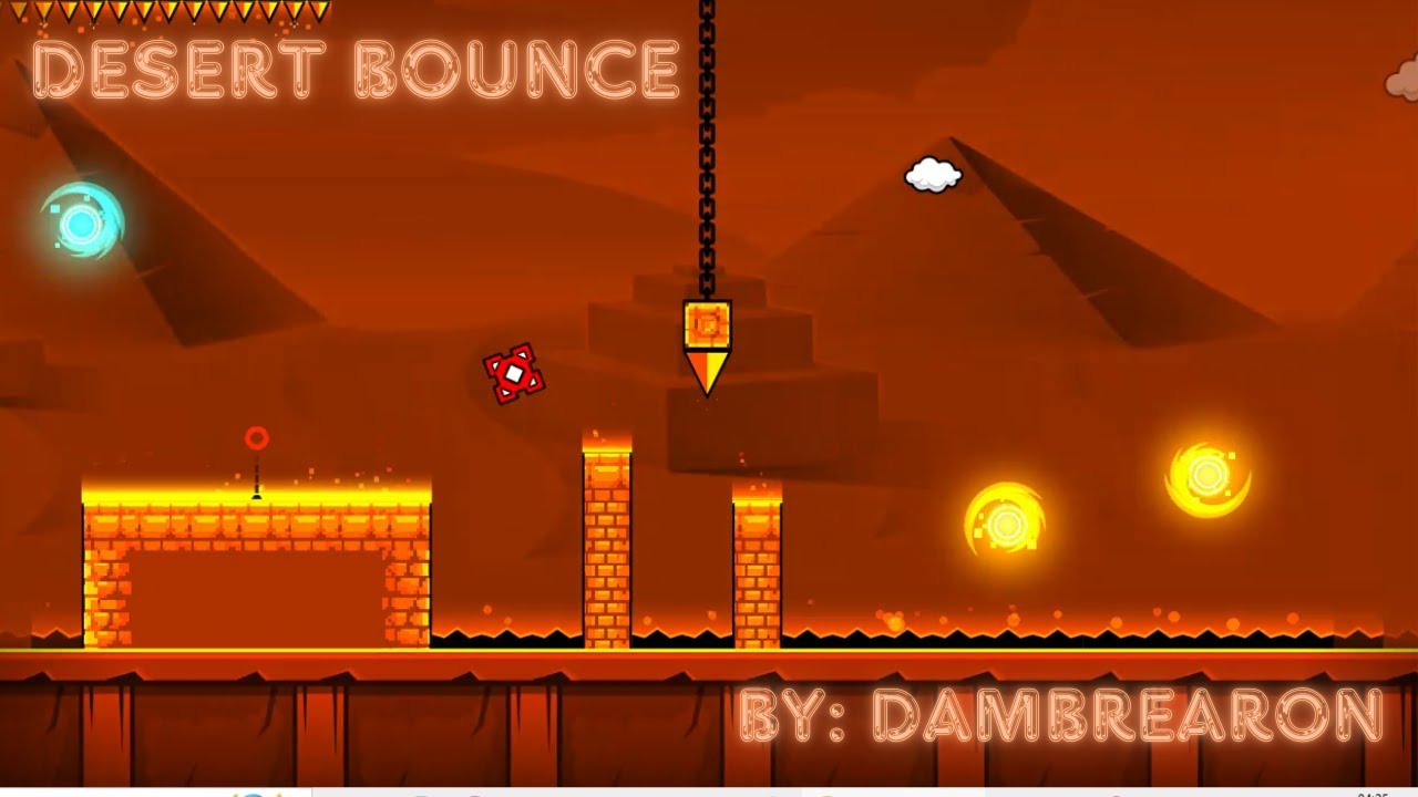 Desert Bounce By: Dambrearon (3 Coins) // Geometry Dash - YouTube