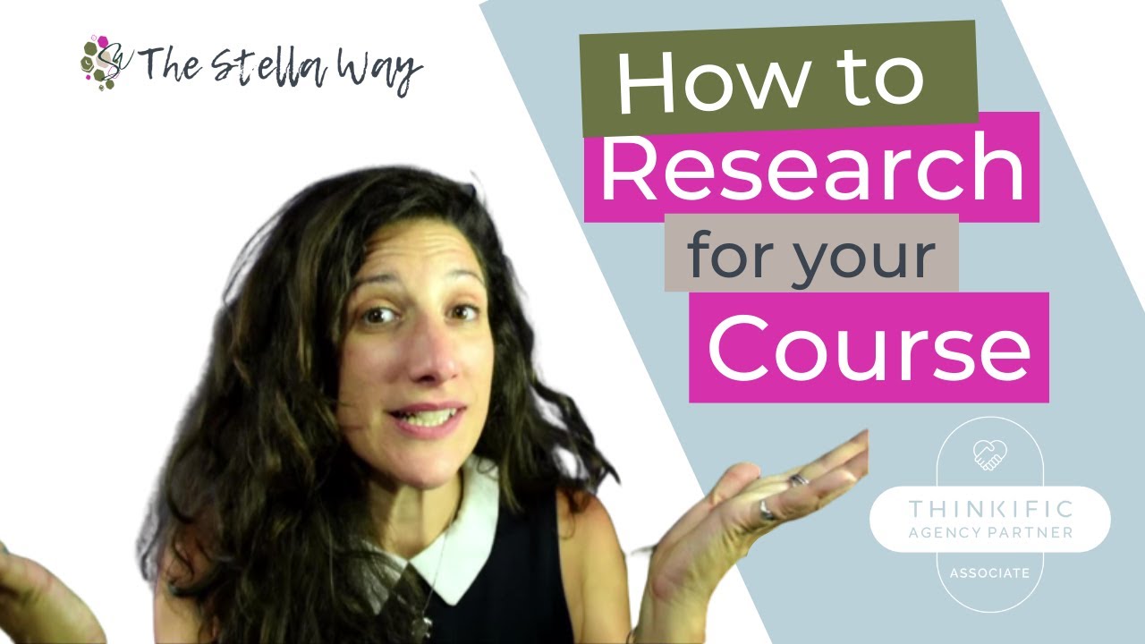 How to conduct research for your online course - YouTube