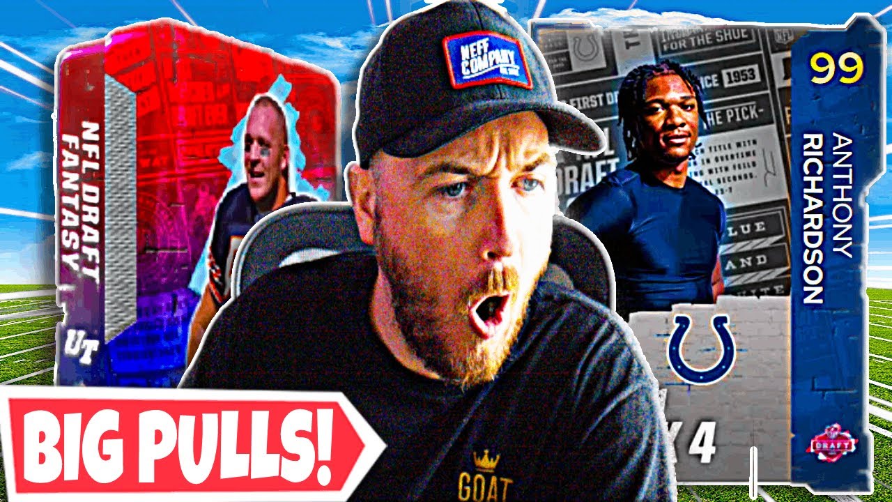 *BIG PULLS* NFL DRAFT PACK OPENING FOR NEW DRAFT PLAYERS! 5 NEW 99 ...