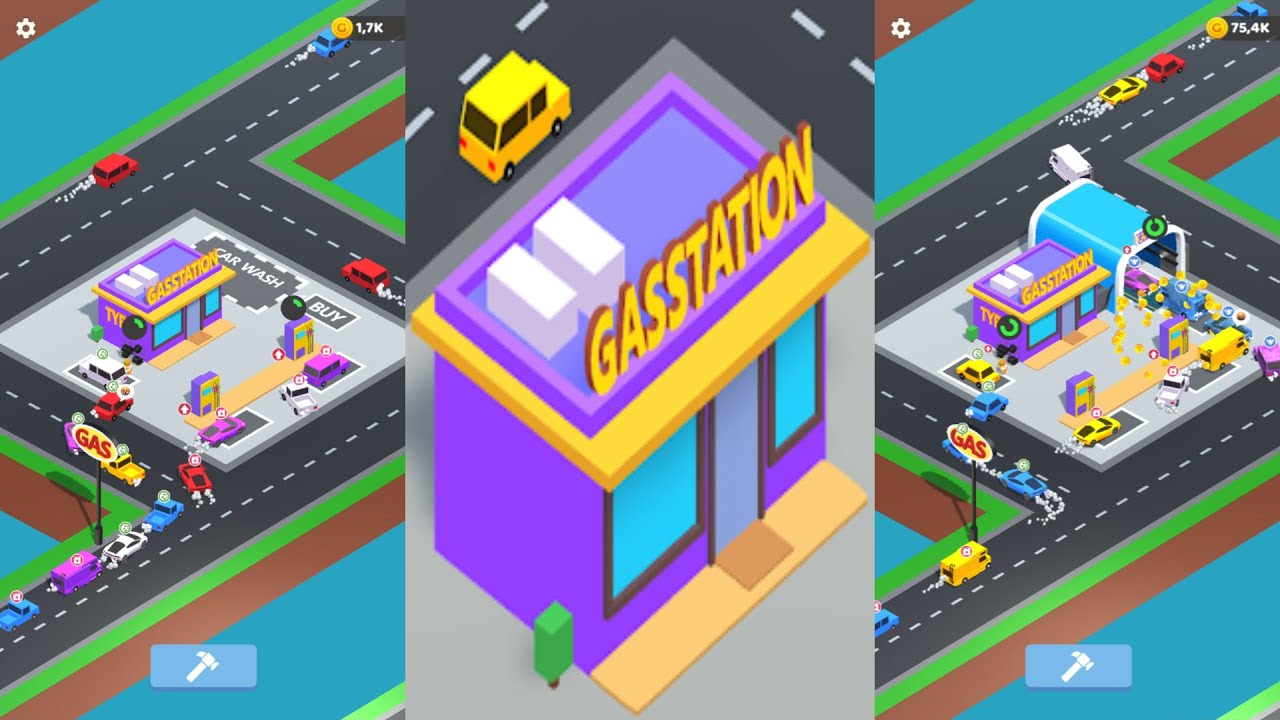 My Gas Station - idle car care - Gameplay Mobile Game Walkthrough All ...
