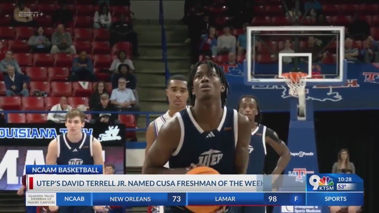 UTEP's David Terrell Jr. named CUSA Freshman of the Week - YouTube