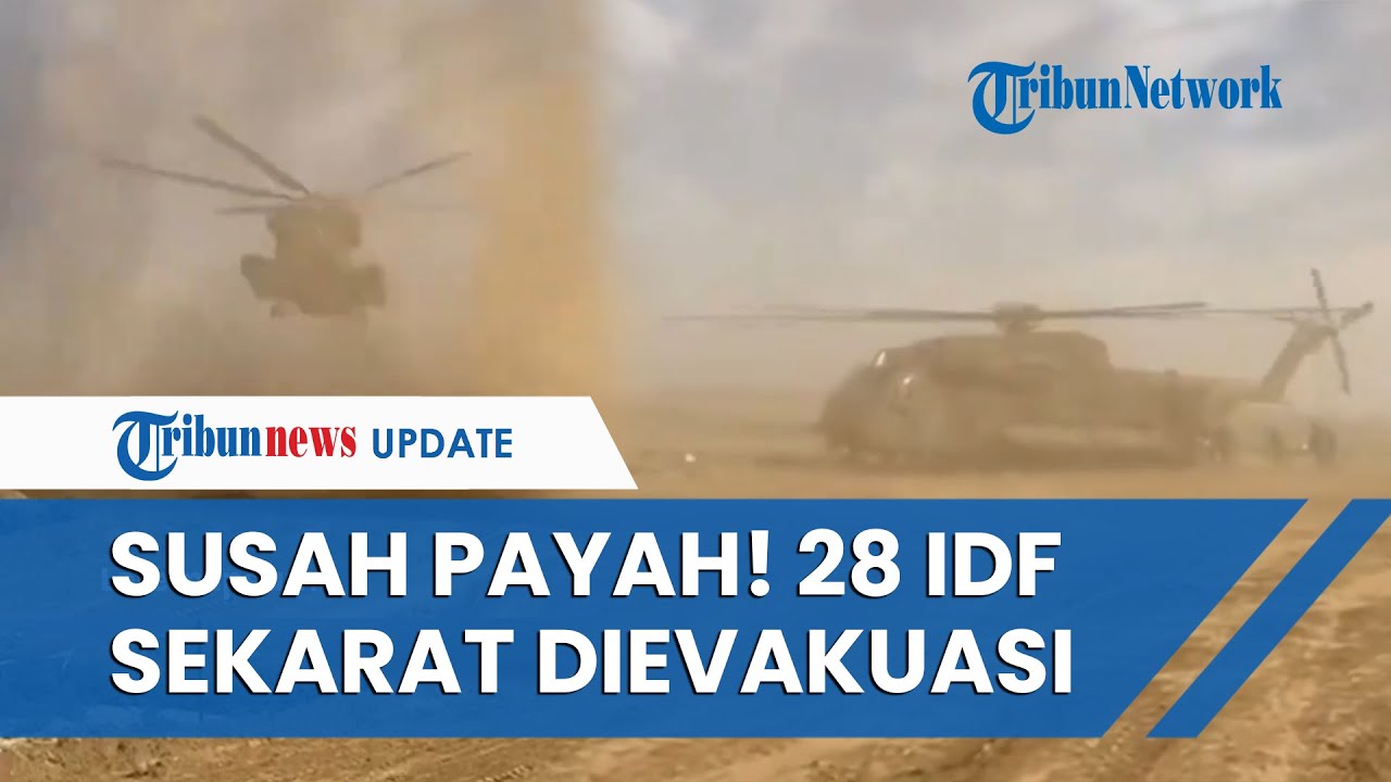 Karma Israel! Penampakan 28 Tentara IDF Sekarat Diangkut Pakai ...