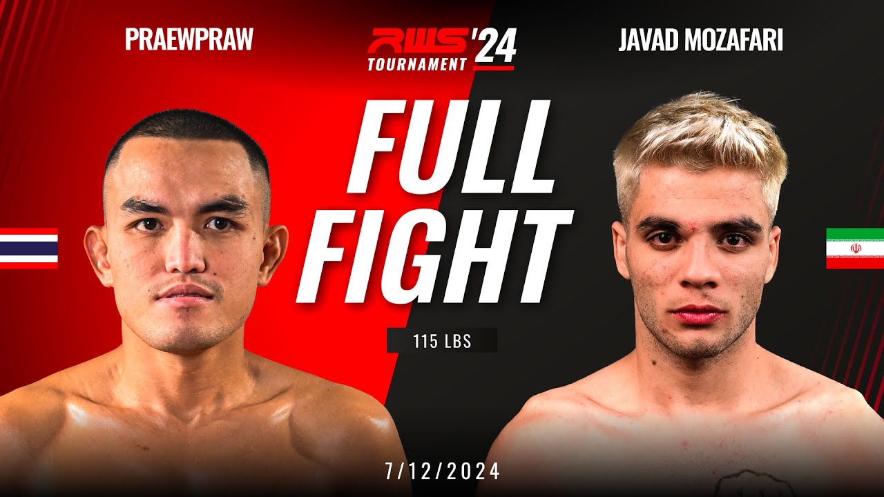 Full Fight l Praewpraw Petchprawfar vs Javad Mozafari Singburi Fight Club I RWS - YouTube