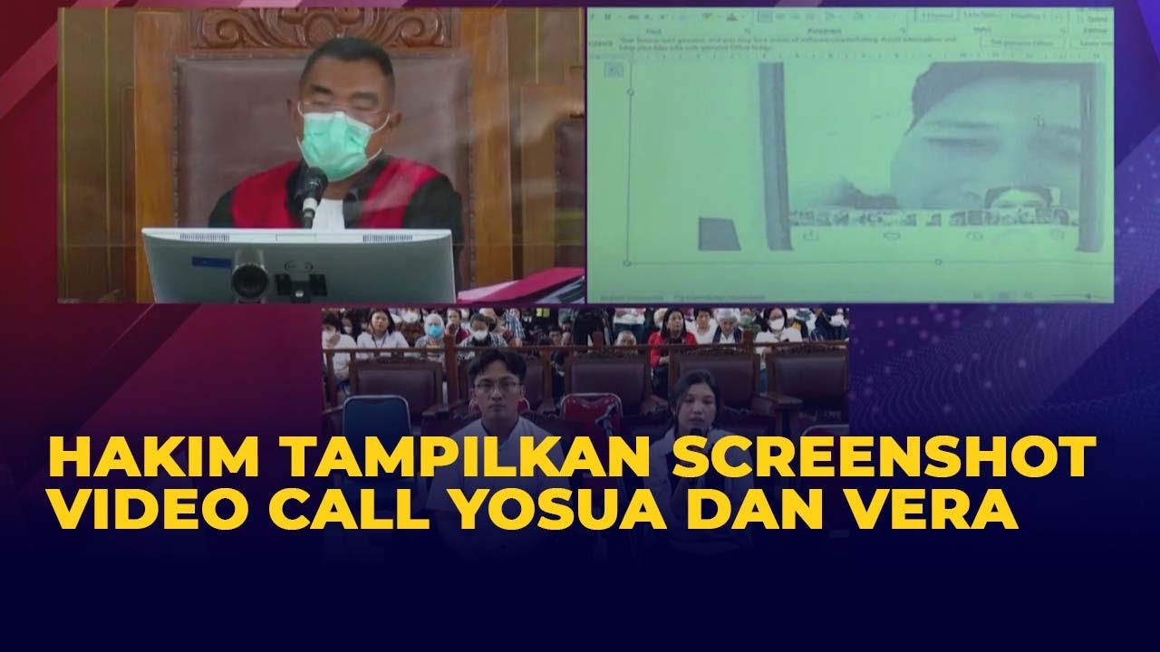 Momen Hakim Tampilkan Screenshot Video Call Yosua dan Vera Simanjuntak - YouTube