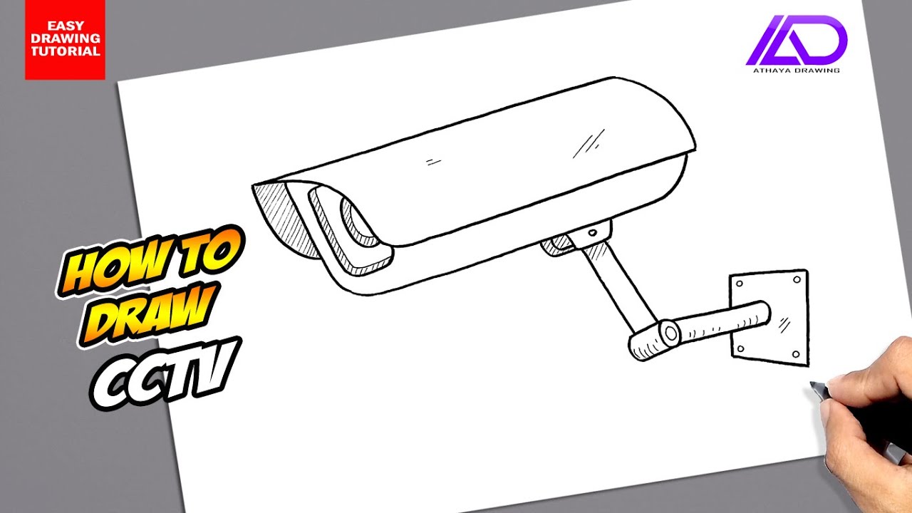 How to draw CCTV - YouTube