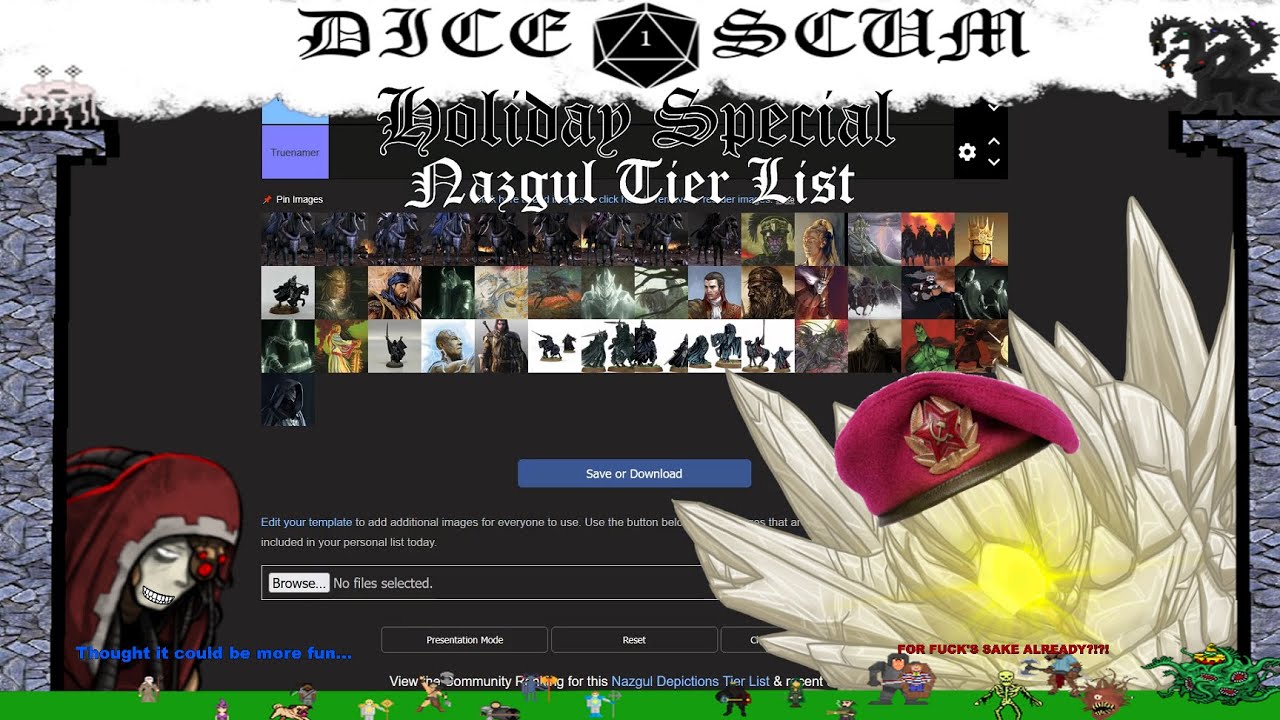 Dice Scum Special: Nazgul Tier List - YouTube