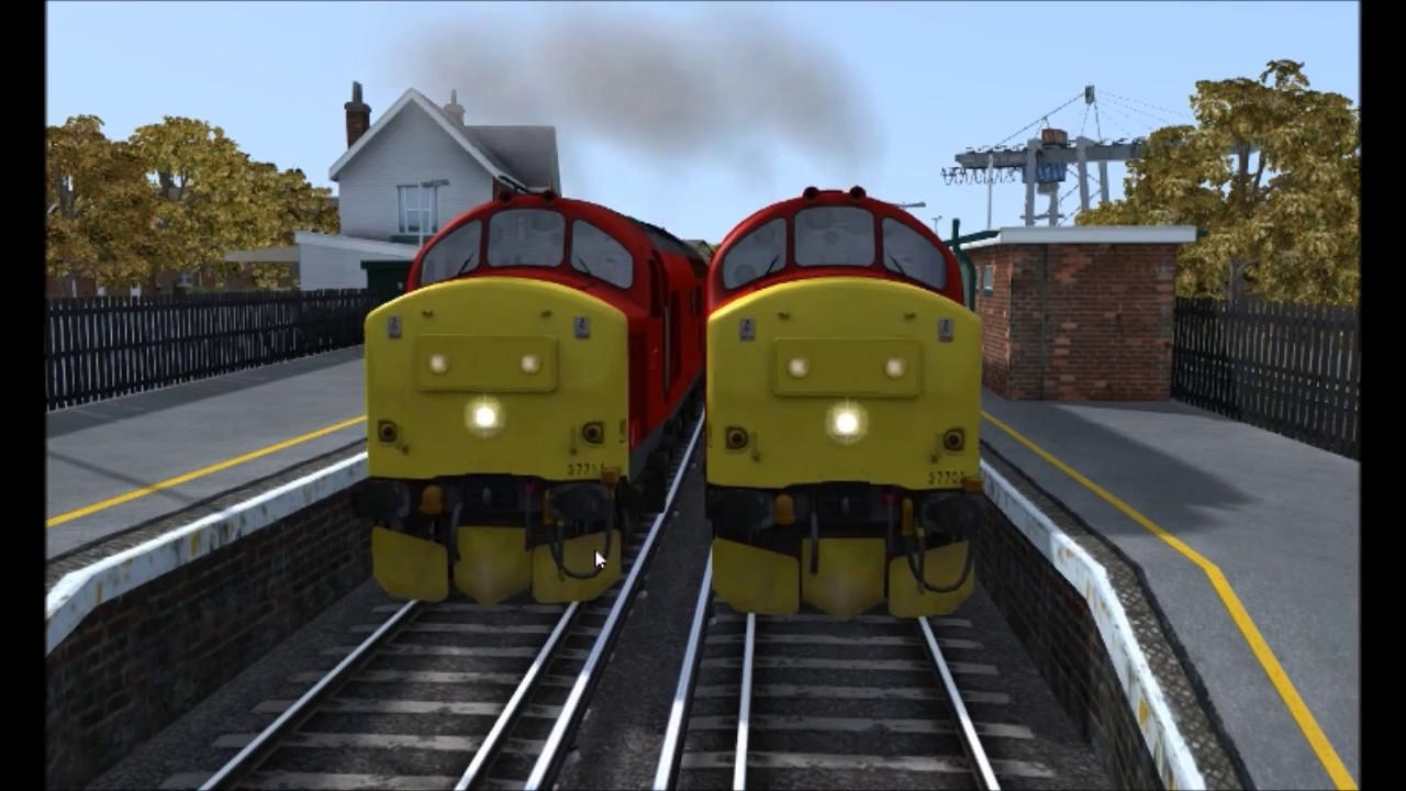 train simulator race on the isle of whight!!!!! - YouTube