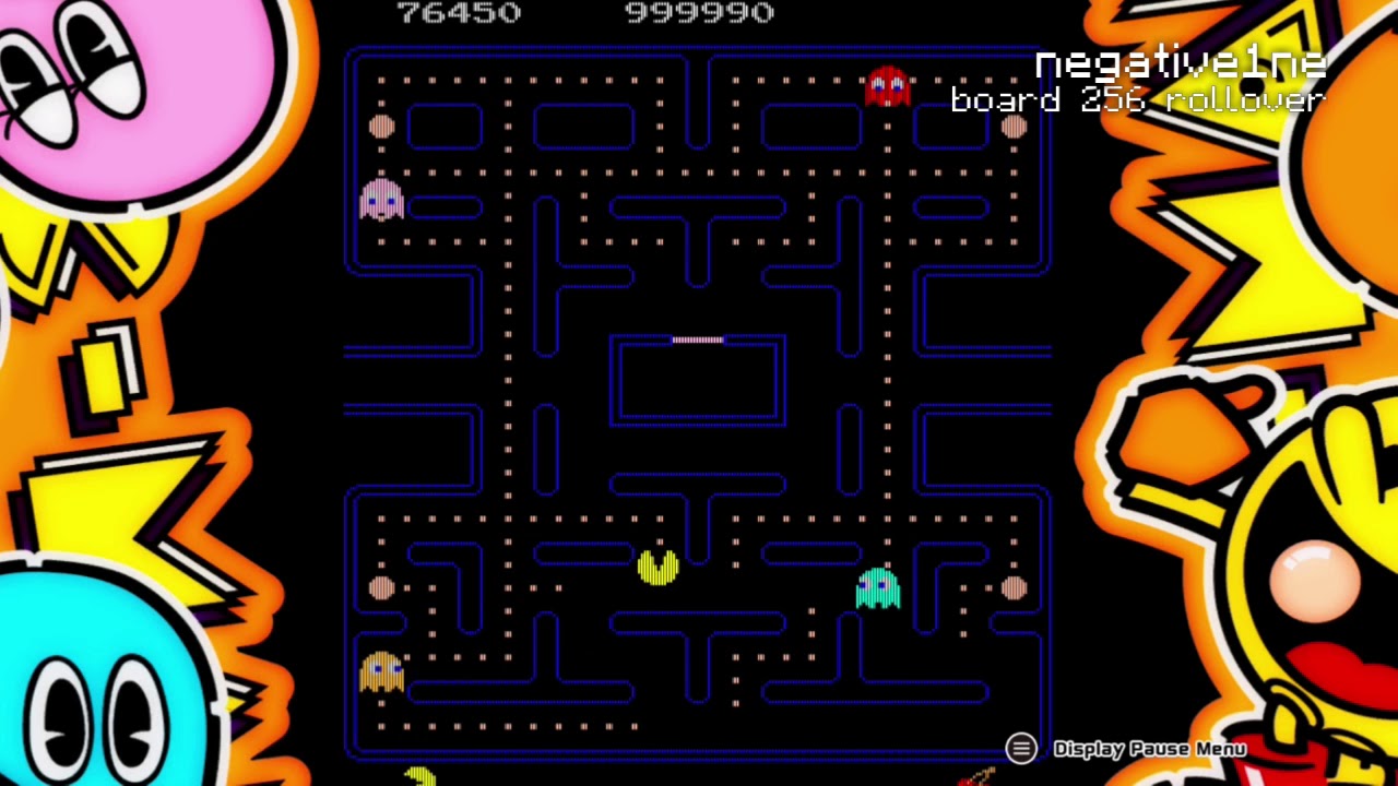 xbox one - NAMCO pac-man level 256 flip - YouTube