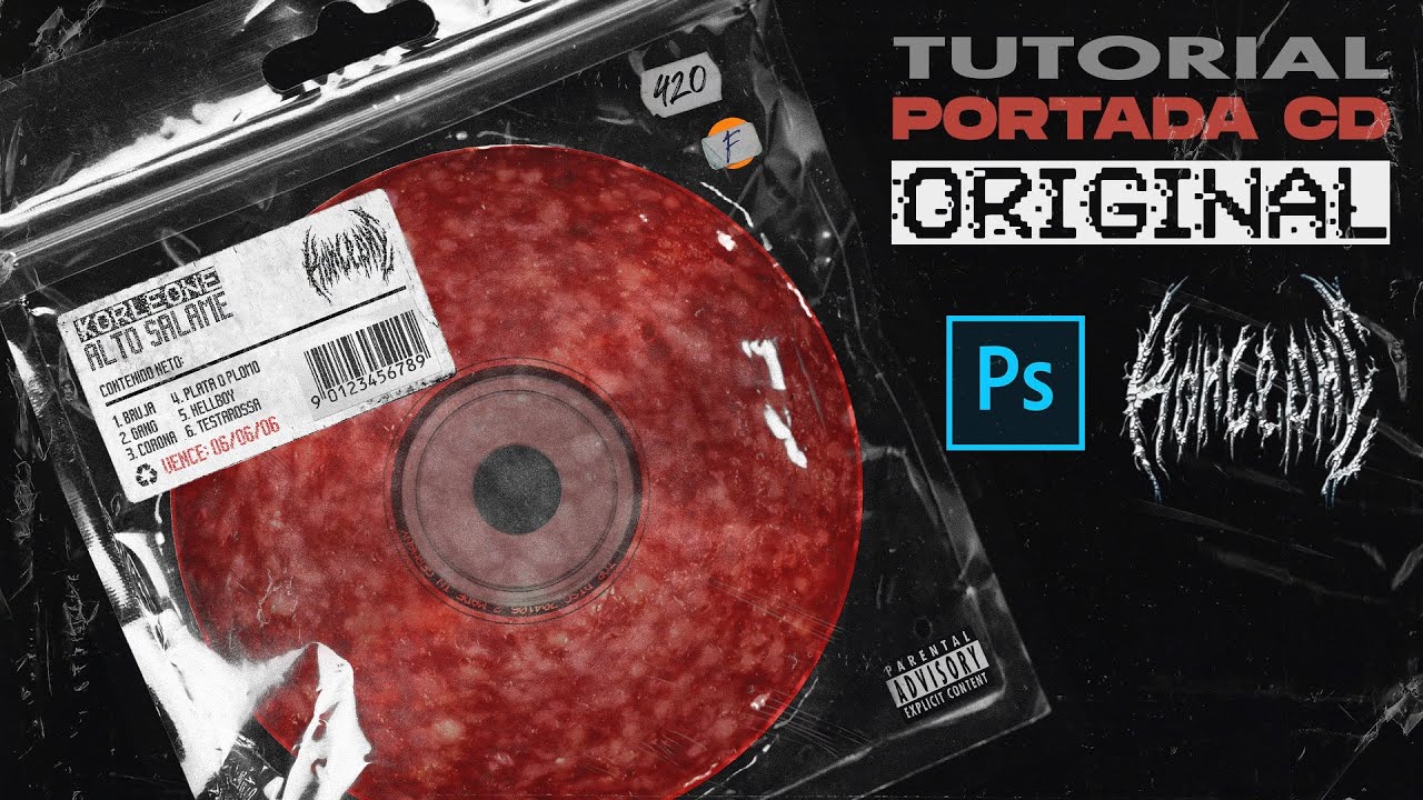 COMO HACER PORTADAS TRAP ORIGINALES Y DIFERENTES 👾 TUTORIAL PHOTOSHOP 👽 ...