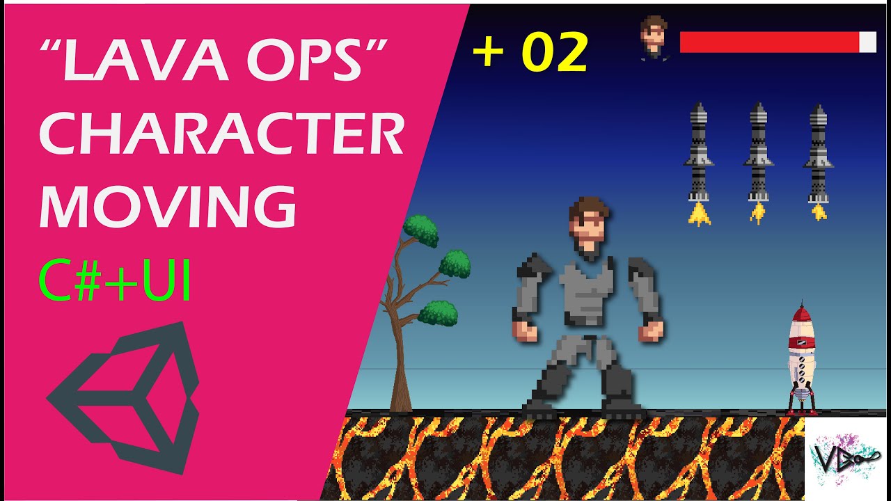 Full Course on How to make a Movement 2d game in UNITY with (UI front ...