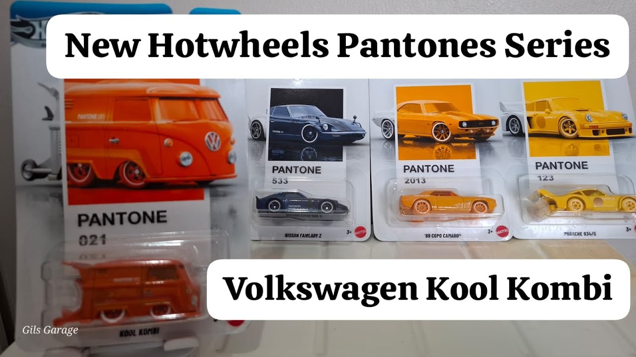 Hot Wheels Pantone Kool Kombi | hotwheels VW Combi Pantone - YouTube