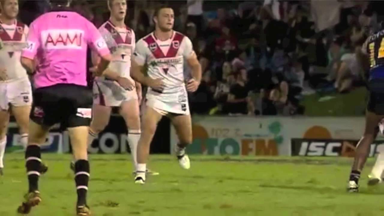 NRL TOP TEN BIG HITS 2012 - YouTube