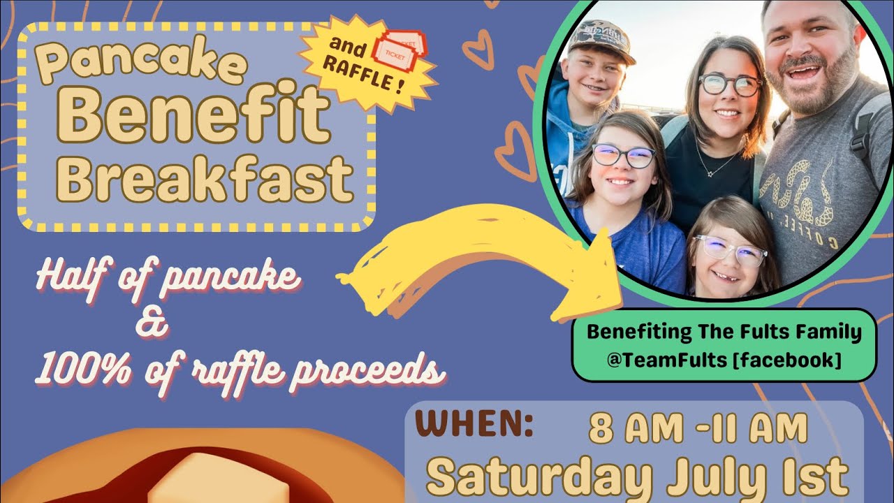 Pancake Benefit Breakfast at The Golden Cup July 1st - YouTube