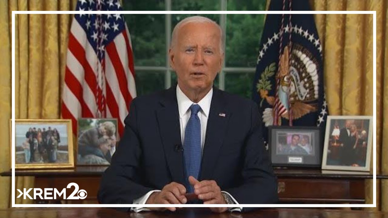 President Joe Biden delivers Oval Office Address - YouTube