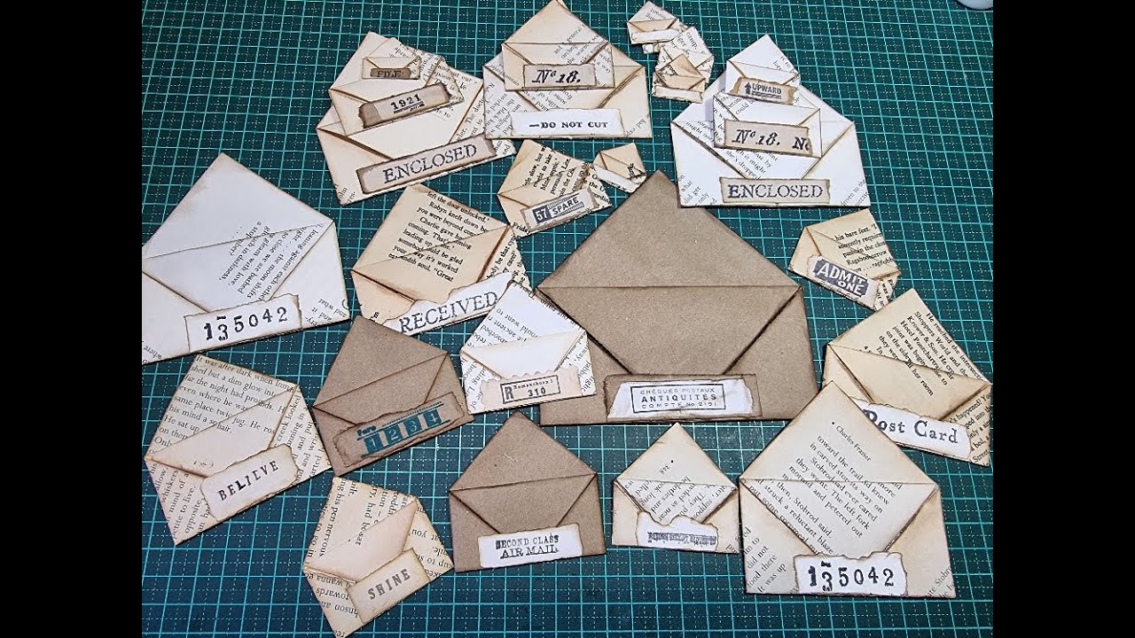 Quick and Easy Envelope Pockets - YouTube