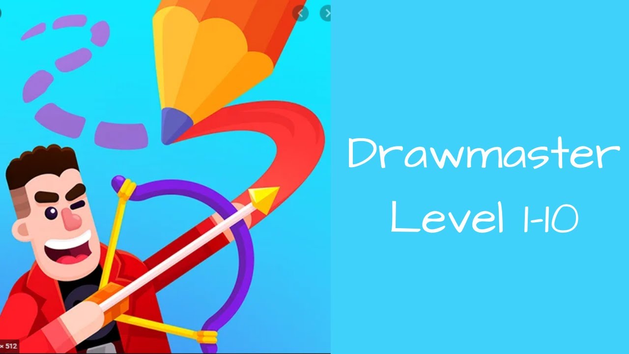 Drawmaster Game Level 1-10 - YouTube