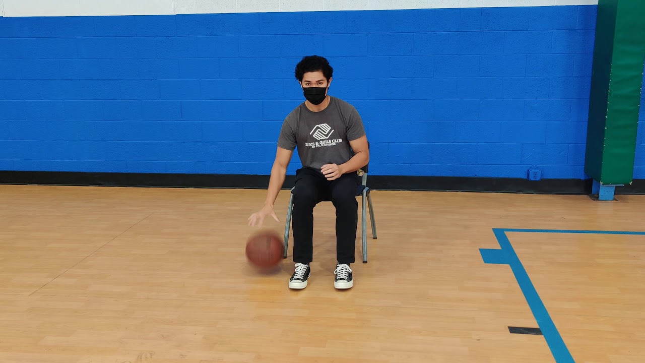 TRIPLE PLAY - Seated Basketball Dribble Drill - YouTube