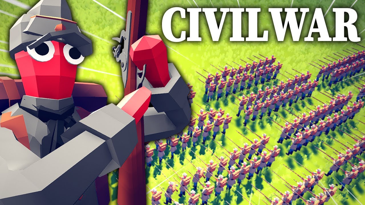 Brutal CIVIL WAR Campaign!? TABS American Civil War Battles! Totally ...