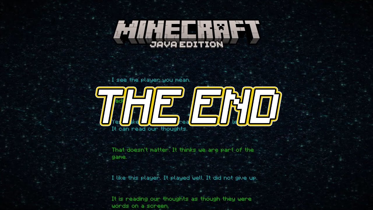 The End of Minecraft - Legendary End Credits (Full Version) - YouTube