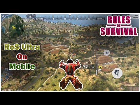 Trying RoS Ultra on Mobile [ Rules of Survival ] - YouTube