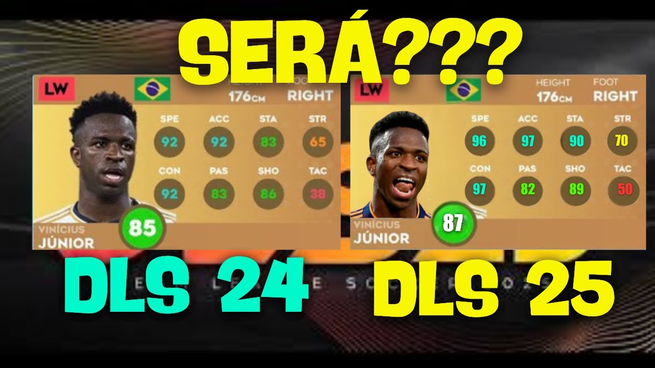 VINI JR. VAI RECEBER OVERALL NO DLS 25🔥 - YouTube