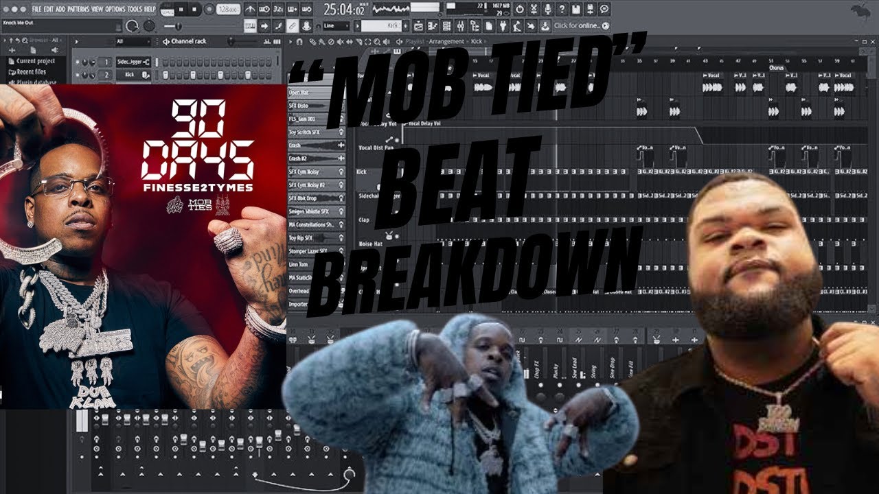 Beat Breakdown How I Produced "MOB TIED" For Finesse2tymes | FL Studio ...