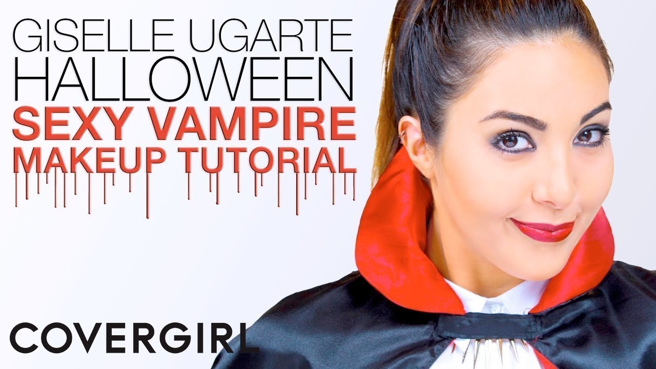 Sexy Vampire: Halloween Makeup Tutorial | COVERGIRL & Giselle Ugarte - YouTube