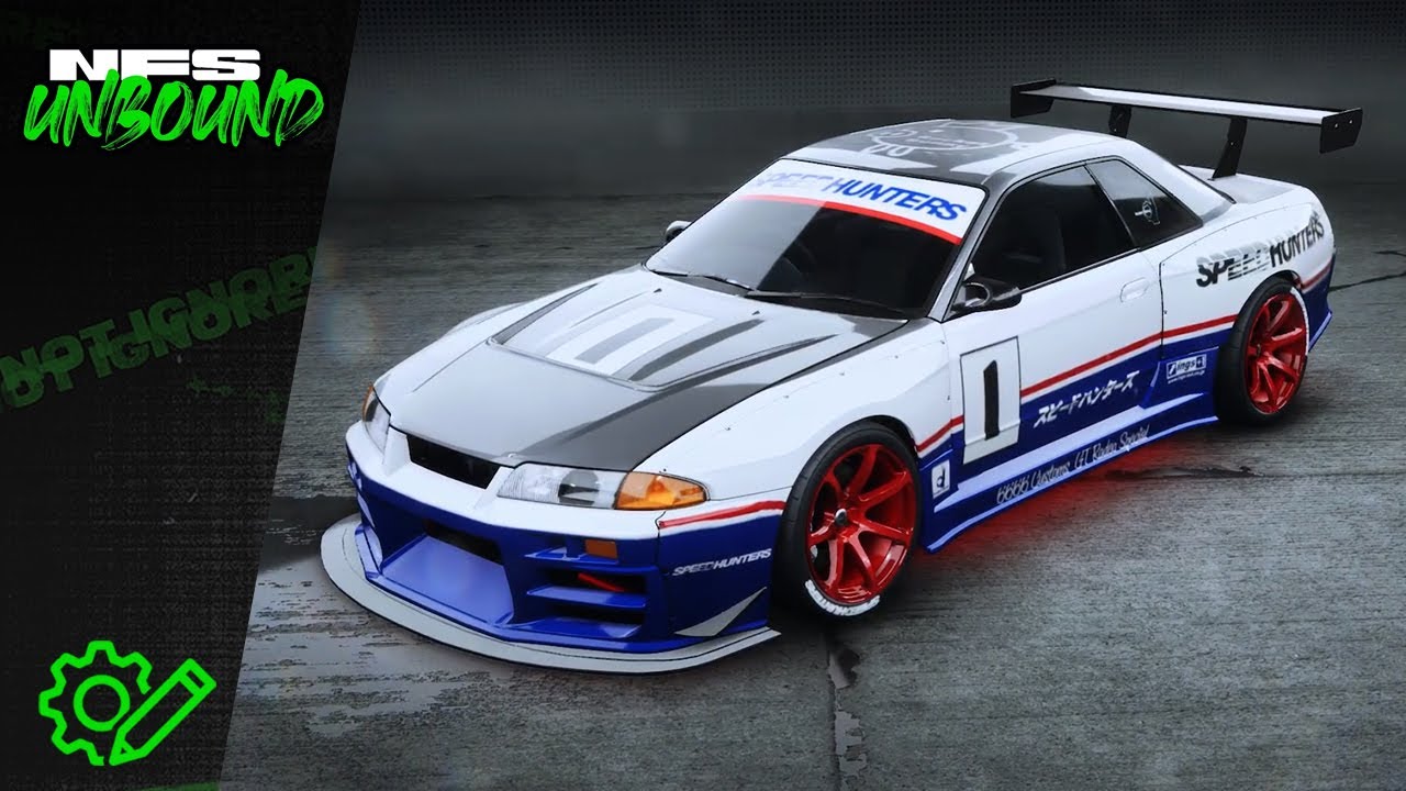 NFS Unbound - Customization: Nissan Skyline GT-R V.spec ´93 - YouTube