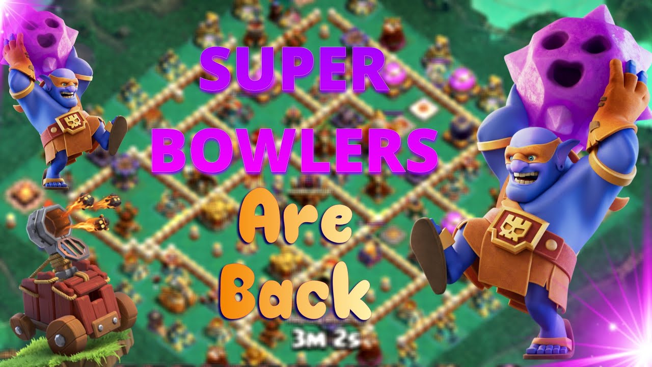 Super bowler smash attack th17| legend league attack with Base Link ...