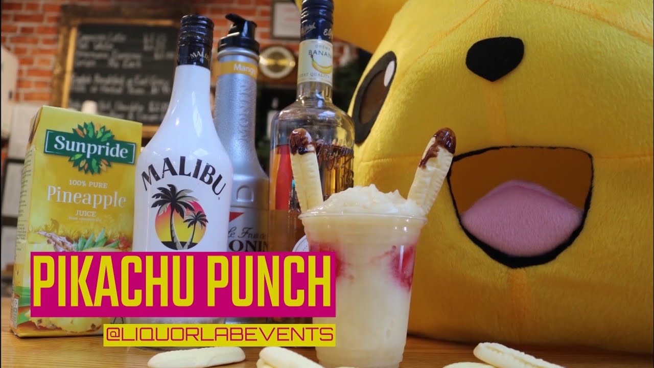 🎉🌎 WORLD POKEMON DAY 2020 🌎🎉 - The Pikachu Punch Cocktail 😋 - YouTube